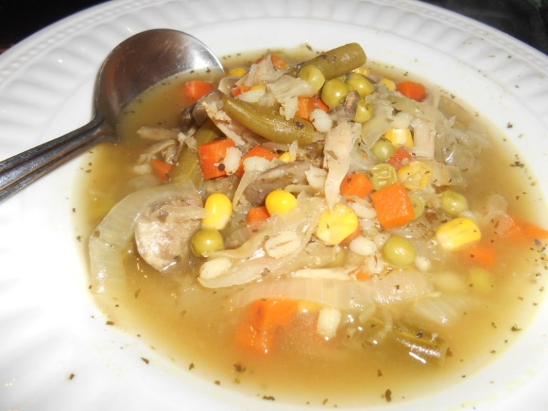 Rabbit Barley Veggie Soup Recipe | Just another Day on the Farm