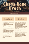 Chaga Bone Broth Recipe | Just another Day on the Farm